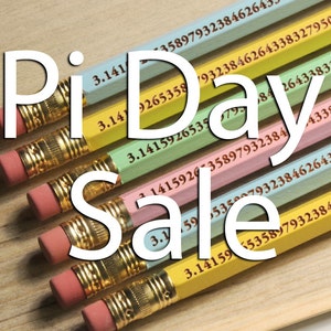 The Pi Pencil Pi Day Class Pack - 30 or More Pencils - Pi Pencils - Etsy UK