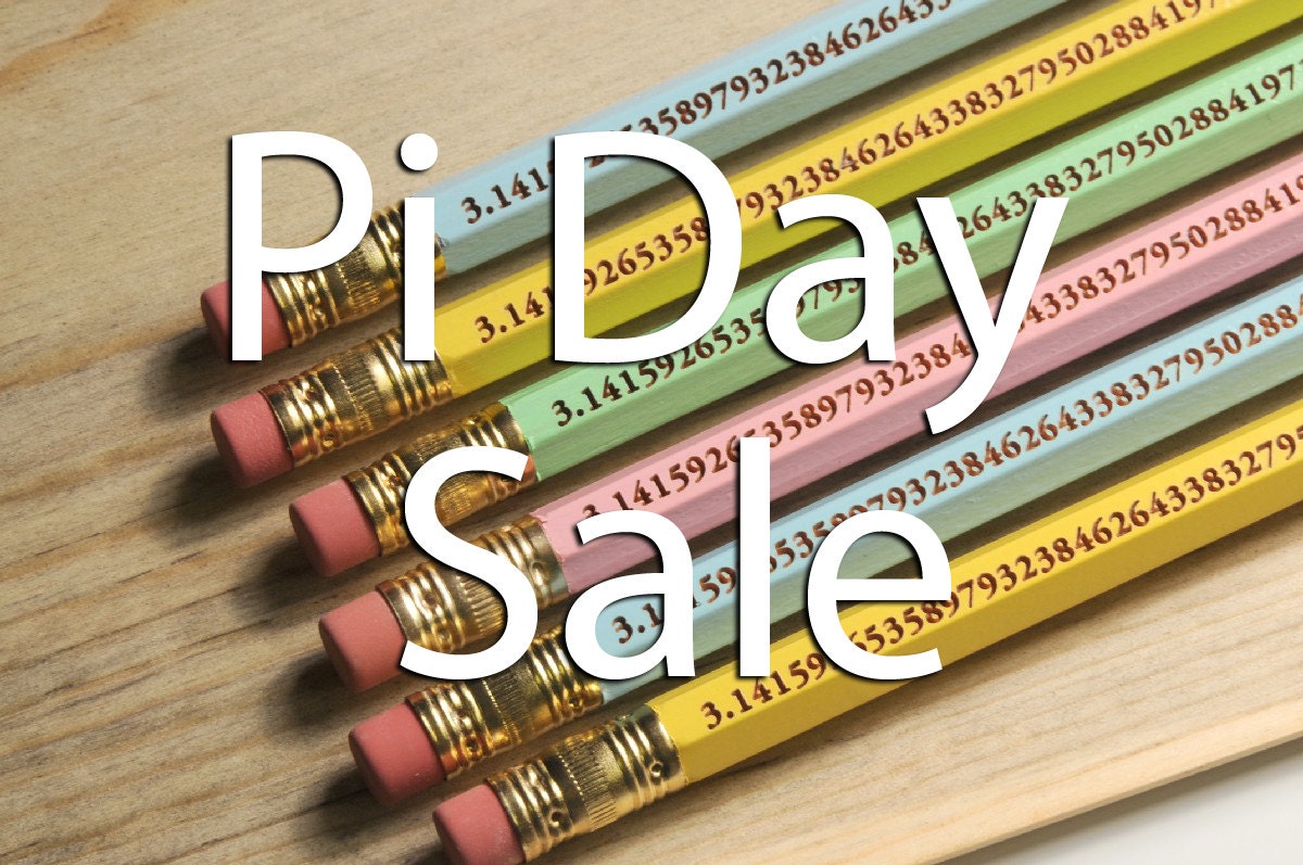 The Pi Pencil Pi Day Class Pack - 30 or More Pencils - Pi Pencils - Etsy
