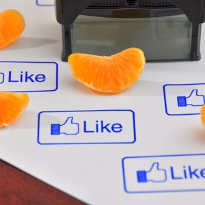 The Best Large Facebook Inspired Like Stamp for People Who Like Things ...