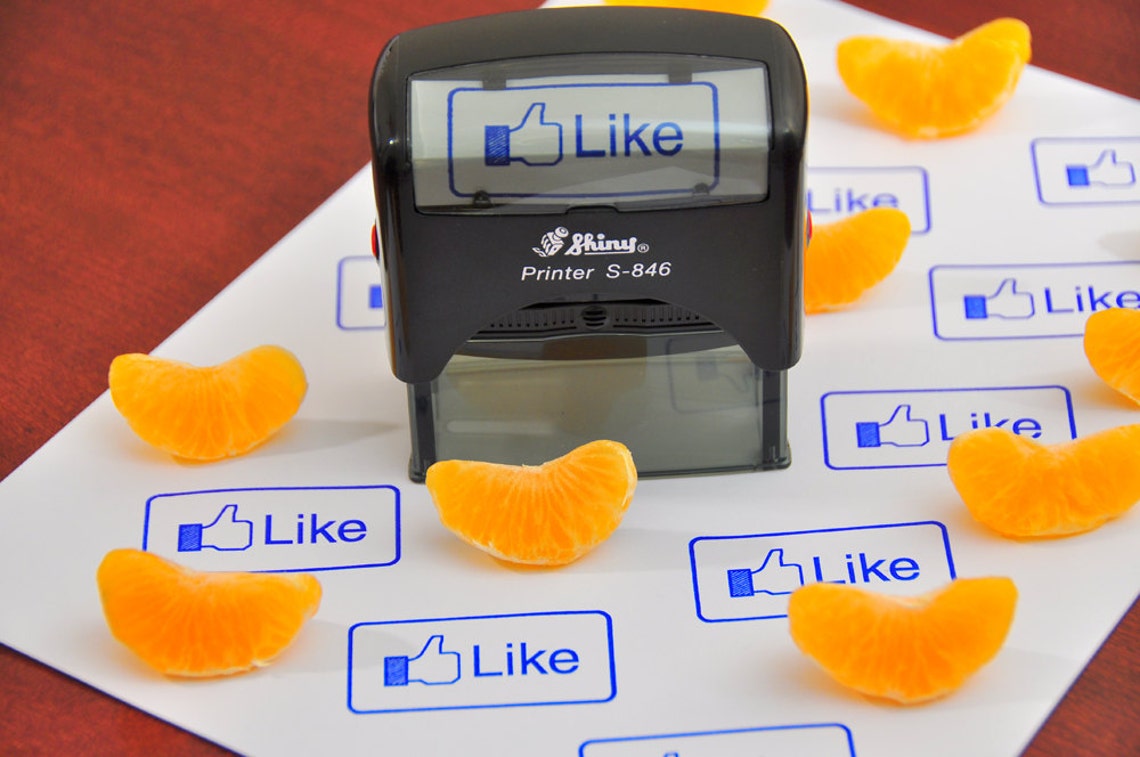 The Best Large Facebook Inspired Like Stamp for People Who Like Things ...
