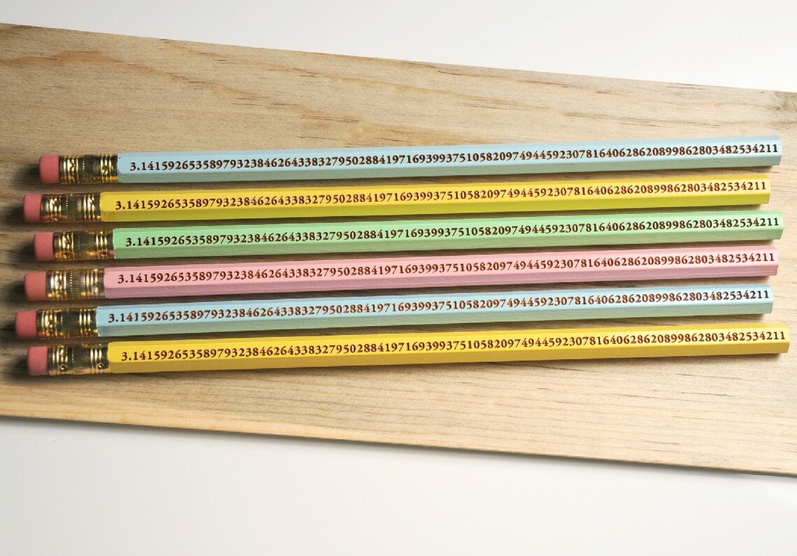 The Pi Pencil Pi Day Class Pack 30 or More Pencils Pi - Etsy UK