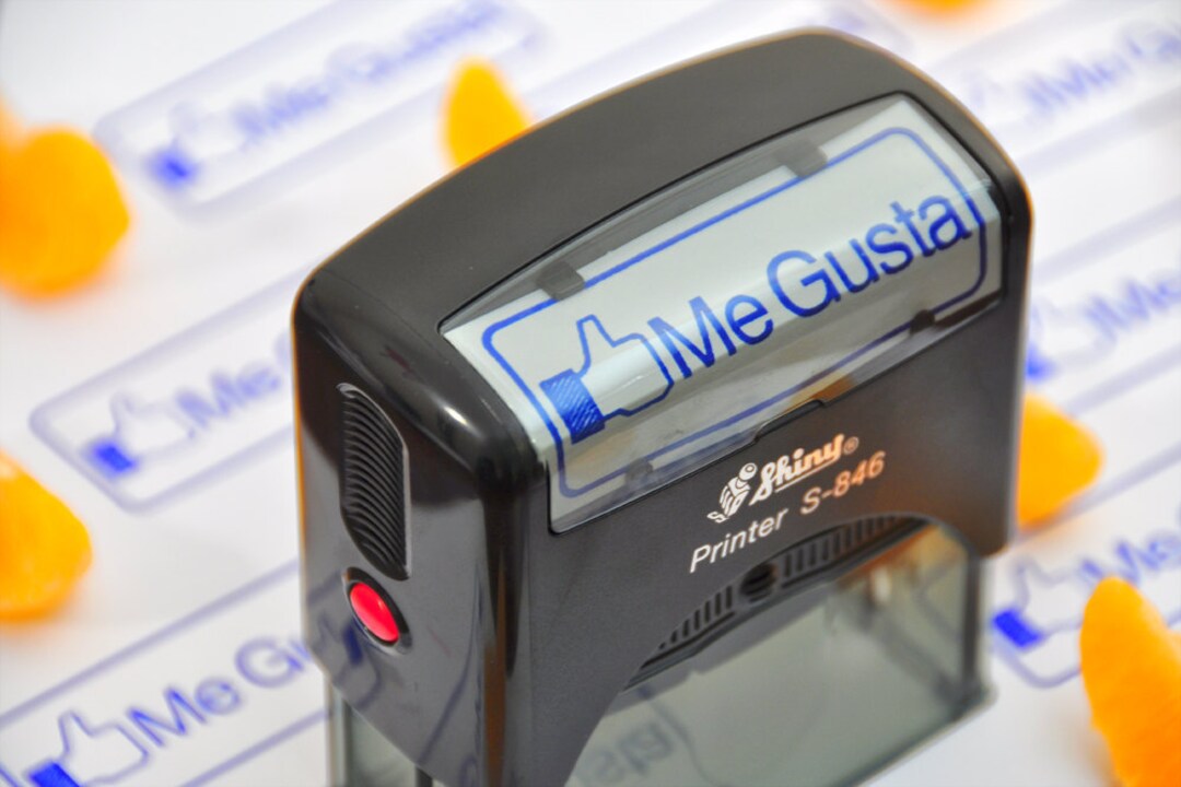 Large Facebook Inspired Me Gusta Stamp for People Who Like Things in ...