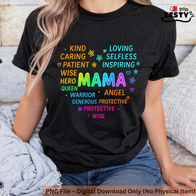 Mama Word Heart PNG, Mama PNG, Mothers Day Clipart, Mama Shirt PNG ...