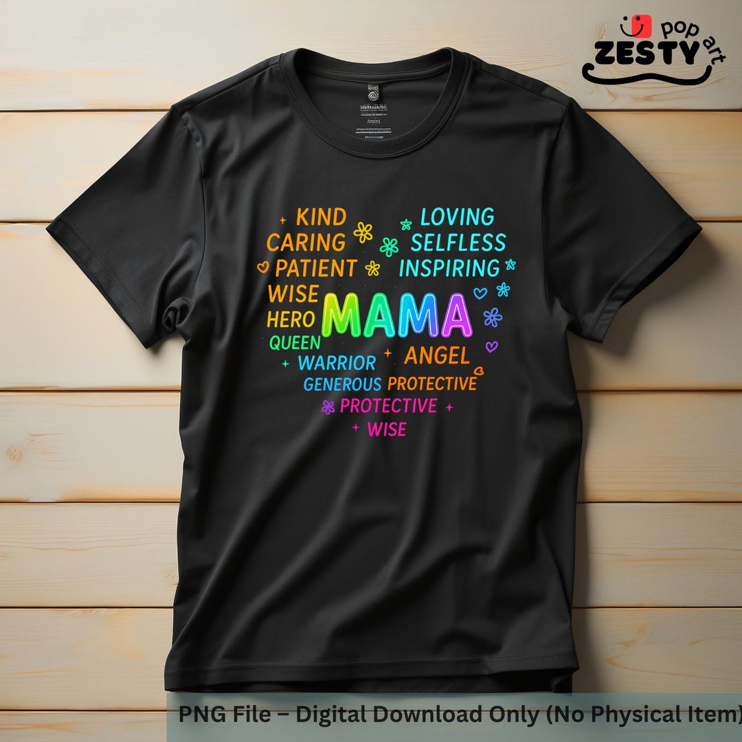 Mama Word Heart PNG, Mama PNG, Mothers Day Clipart, Mama Shirt PNG ...
