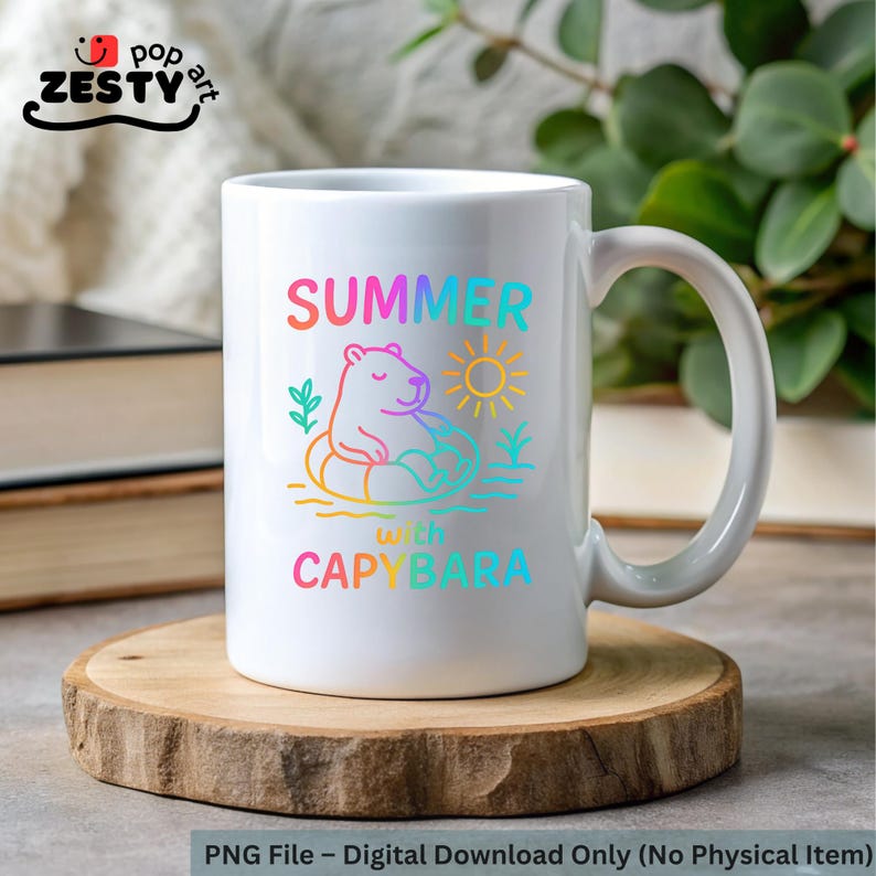 Capybaras in Summer PNG Bundle , Summer Vibes PNG, Summer Shirt Png ...