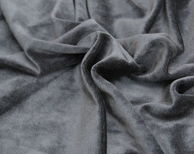 Velour Cotton Knit by the Yard Soft as Butter and One Way Mechanically ...