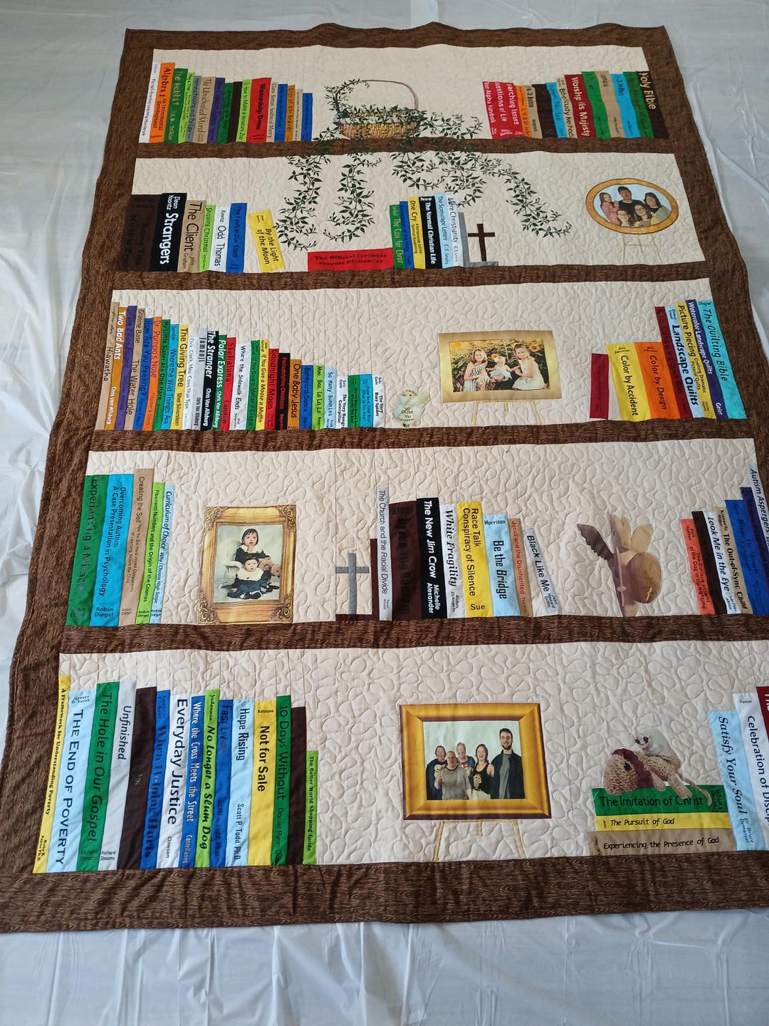 Bookshelf Quilt Custom Made for You - Etsy