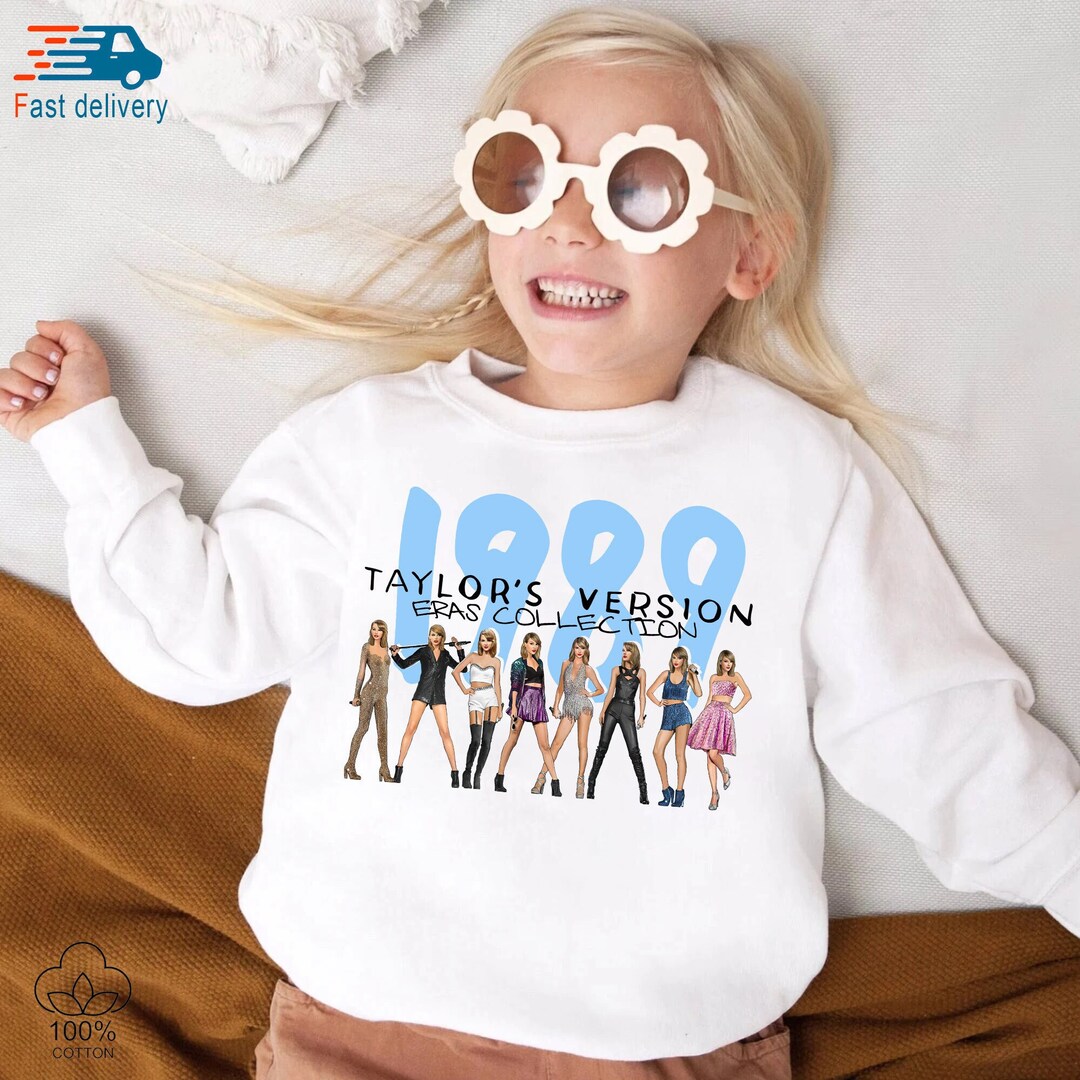 Vintage 1989 Kid Taylor Eras Tour Shirt, Taylor Swiftie Merch, Youth ...