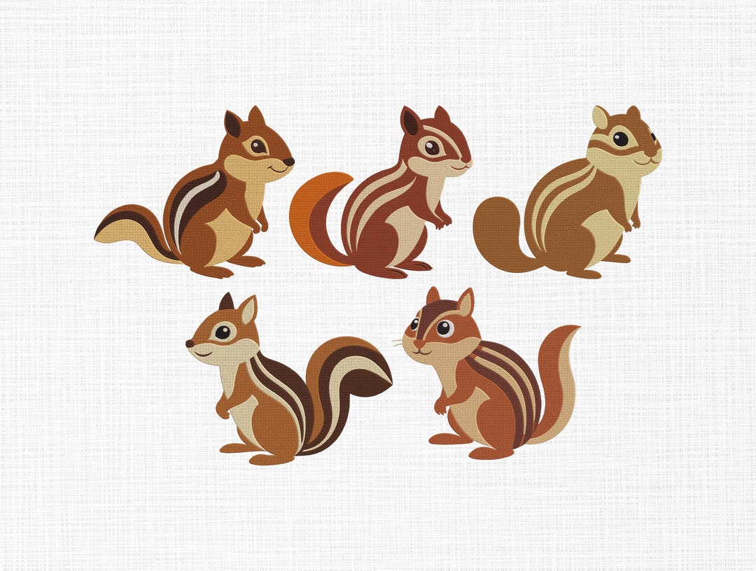 Squirrel Embroidery Design, Animal Squirrel Embroidery Design ...