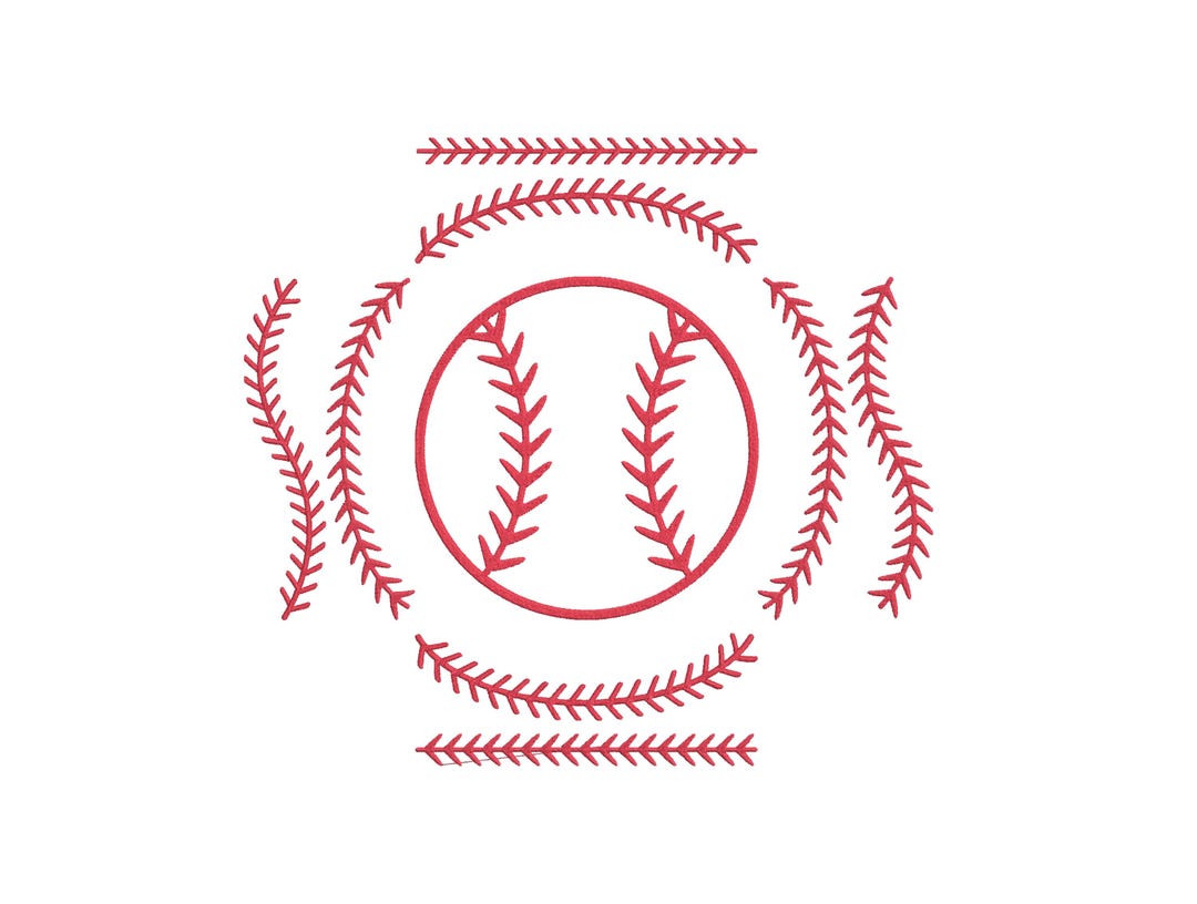 Soft Ball Stitches Embroidery Designs - Baseball Stitches Design Files ...
