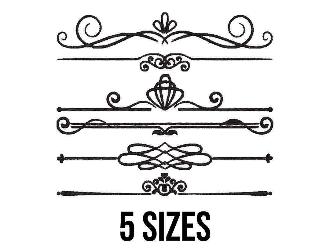 Frame Corner Border Embroidery Design - Set of Frame Corner Embroidery ...