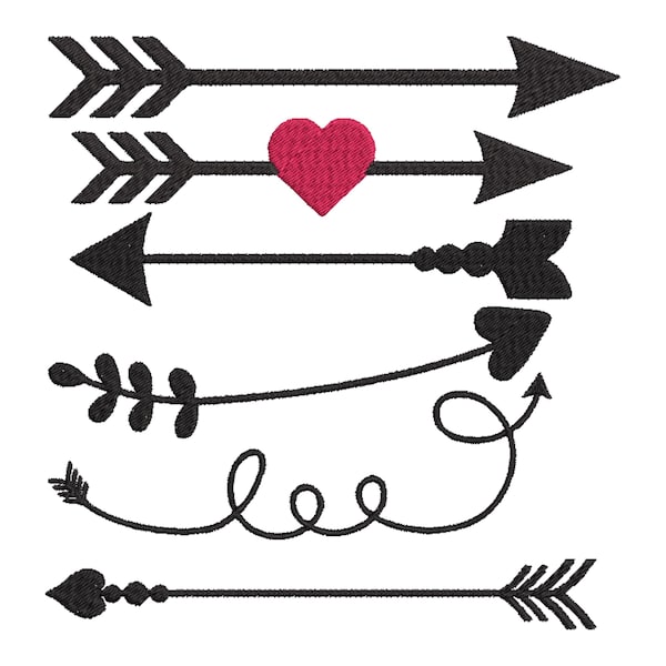 Embroidered Arrow Designs - Etsy