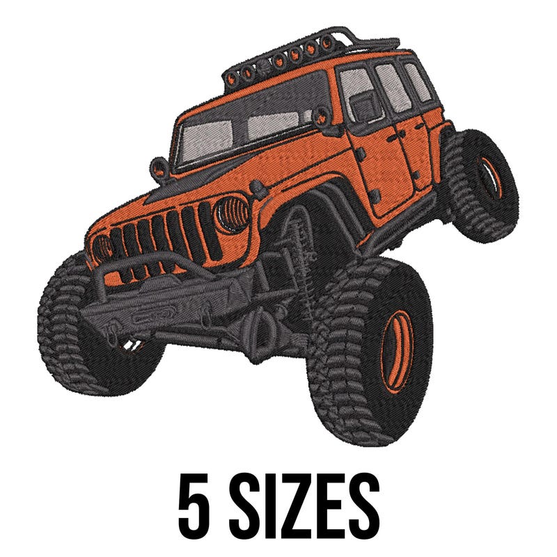 Jeep Embroidery - Etsy