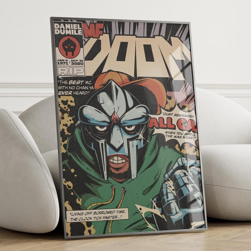 Mf Doom Poster - Etsy