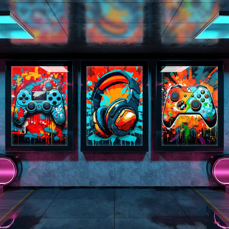 Gaming Wall Art - Etsy
