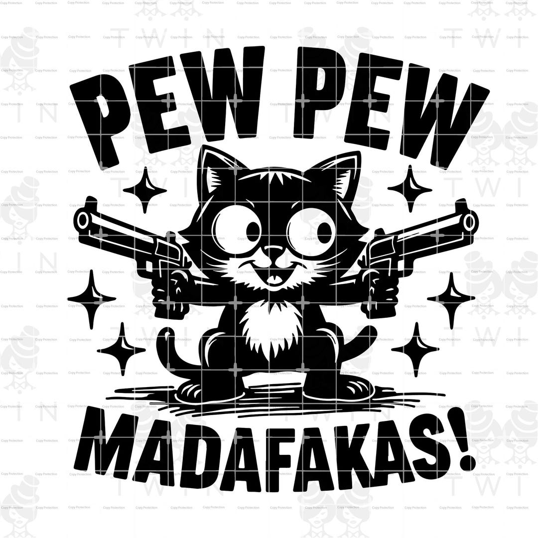Paw Paw Madafakas Cat Digital Download SVG PNG | Cut File, Clip Art ...