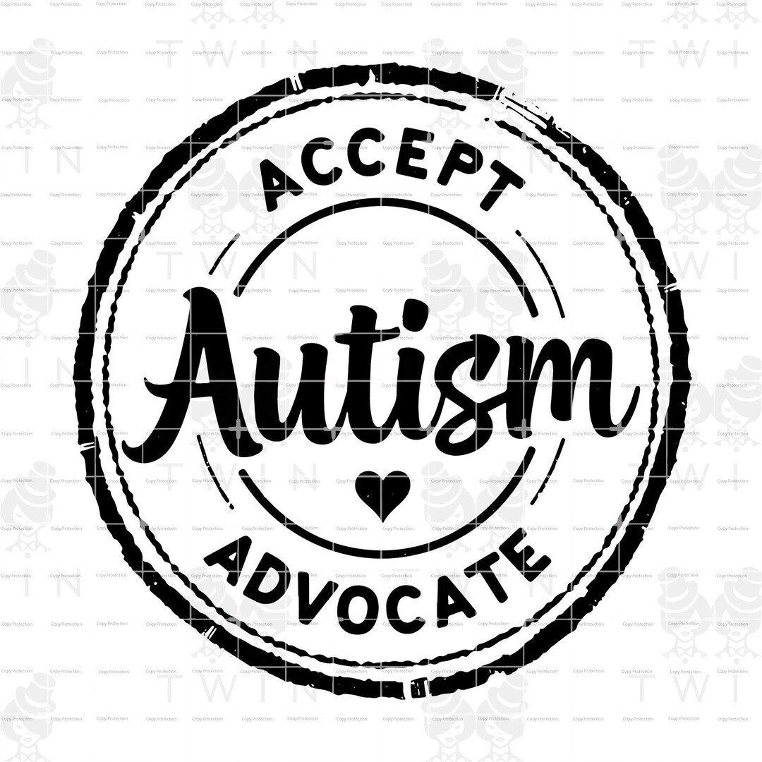Accept Autism Advocate Digital Download SVG PNG EPS | Cut File Clip Art ...