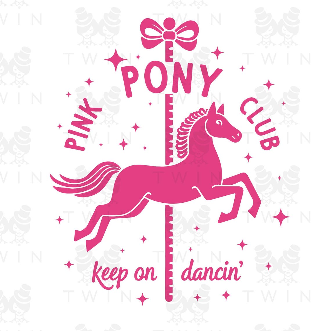 Pink Pony Club Digital Download SVG PNG EPS | Cut File Clip Art Vector ...