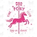 Pink Pony Club Digital Download SVG PNG EPS | Cut File Clip Art Vector ...