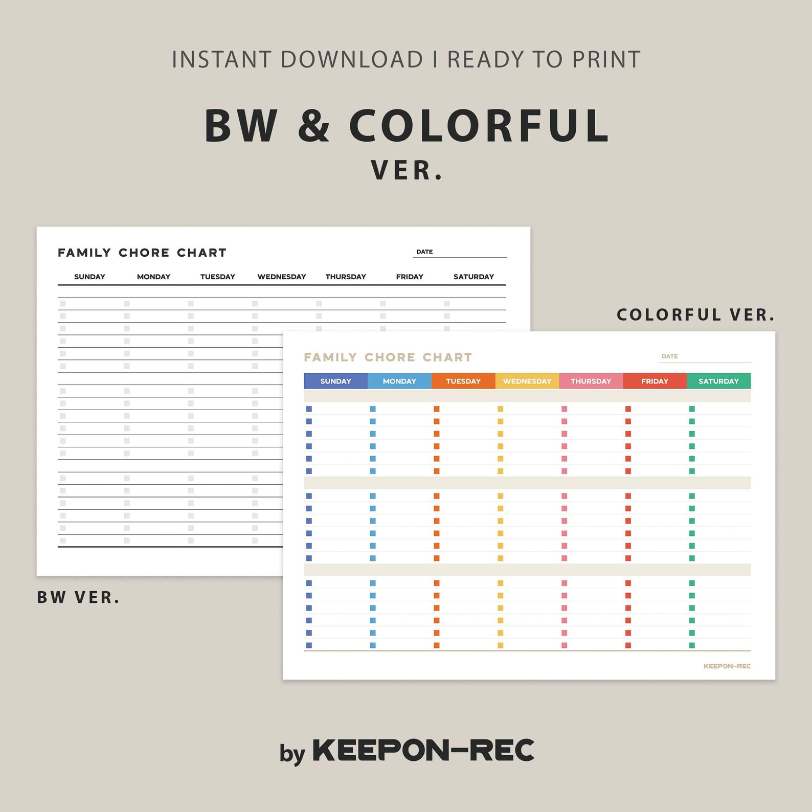 Weekly Family Chore Chart Editable and Printable Pdf,family Chore List ...