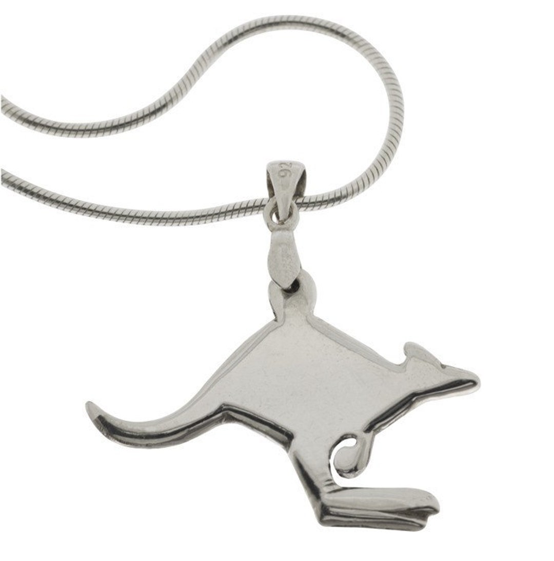 Kangaroo Necklace - Sterling Silver - Etsy