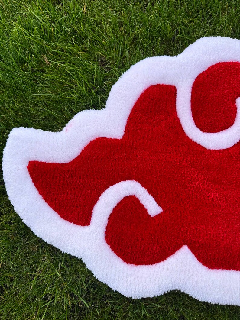 Tufted Rug - Akatsuki Cloud: Handmade Anime Gamer Decor, Home Decor ...