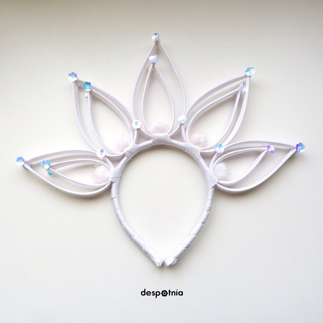 Female White Emprire Headpiece / Snow Queen Headpiece / Christmas ...