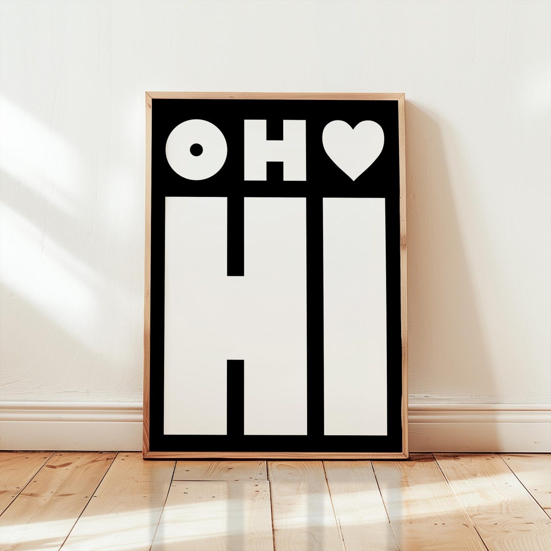 Oh Hi Posters. Hi Posters. Welcome Poster. Entry Posters. Door Posters ...