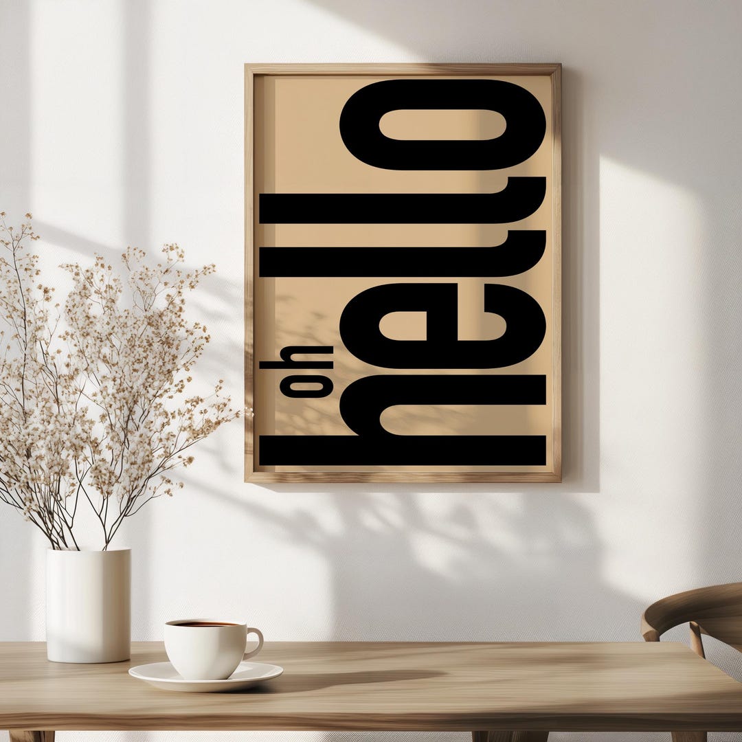 Oh Hello Poster. Hi Posters. Welcome Poster. Entrance Posters. Hello ...