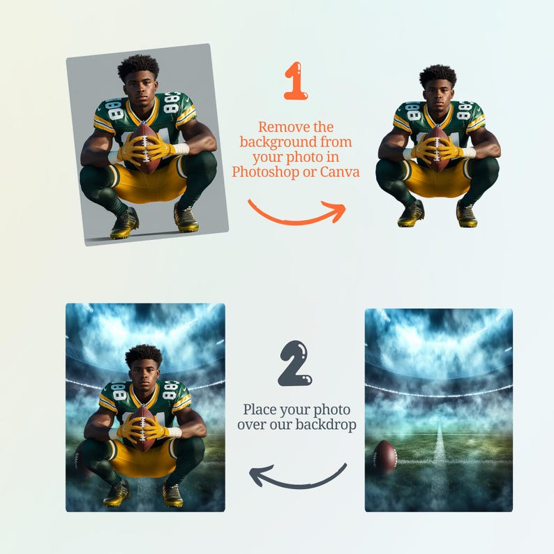 50 Football Stadium Backdrops: 8K High-resolution (digital Download) - Etsy