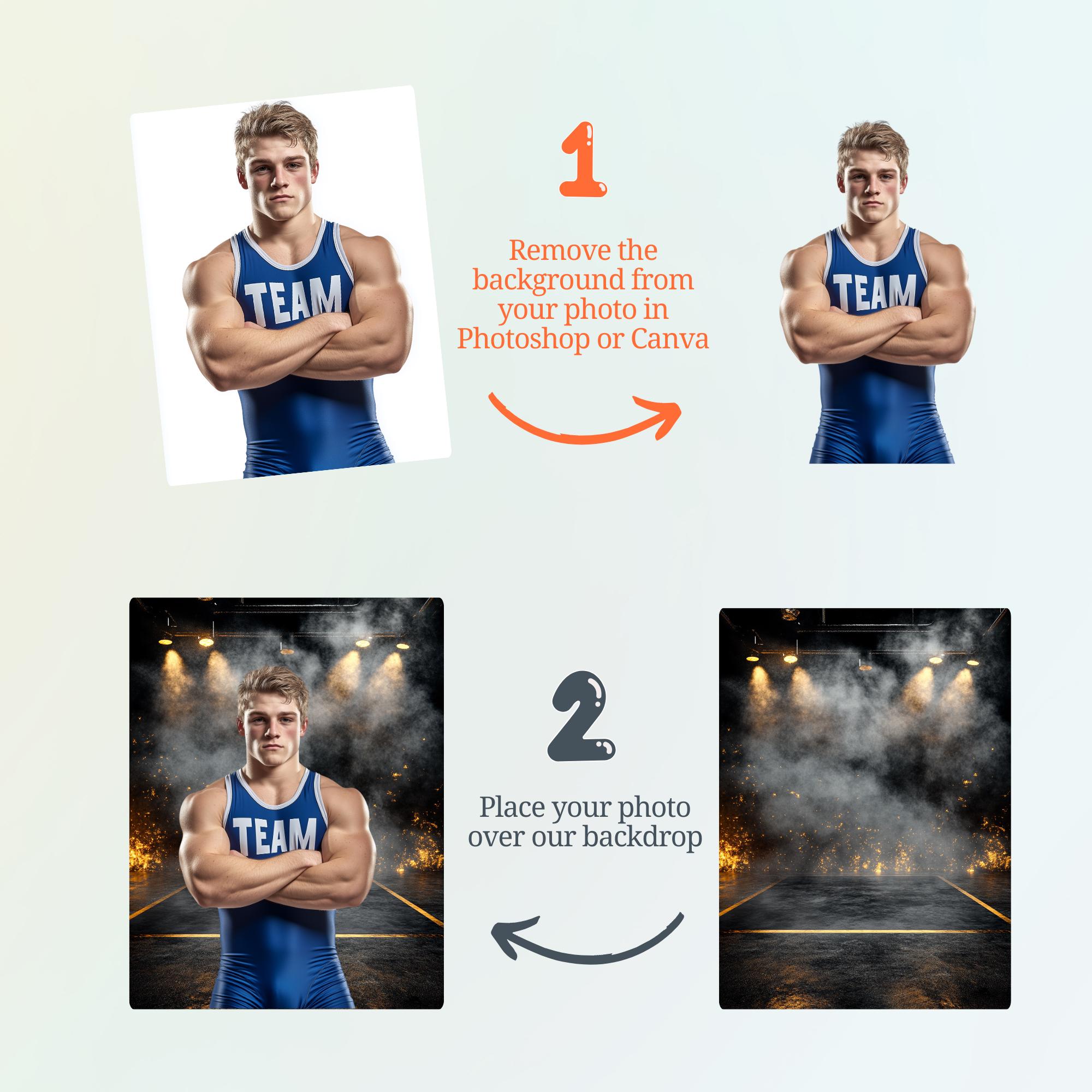 Wrestling Digital Backdrop - Photography | DYNAMIC ICE WRESTLING ...