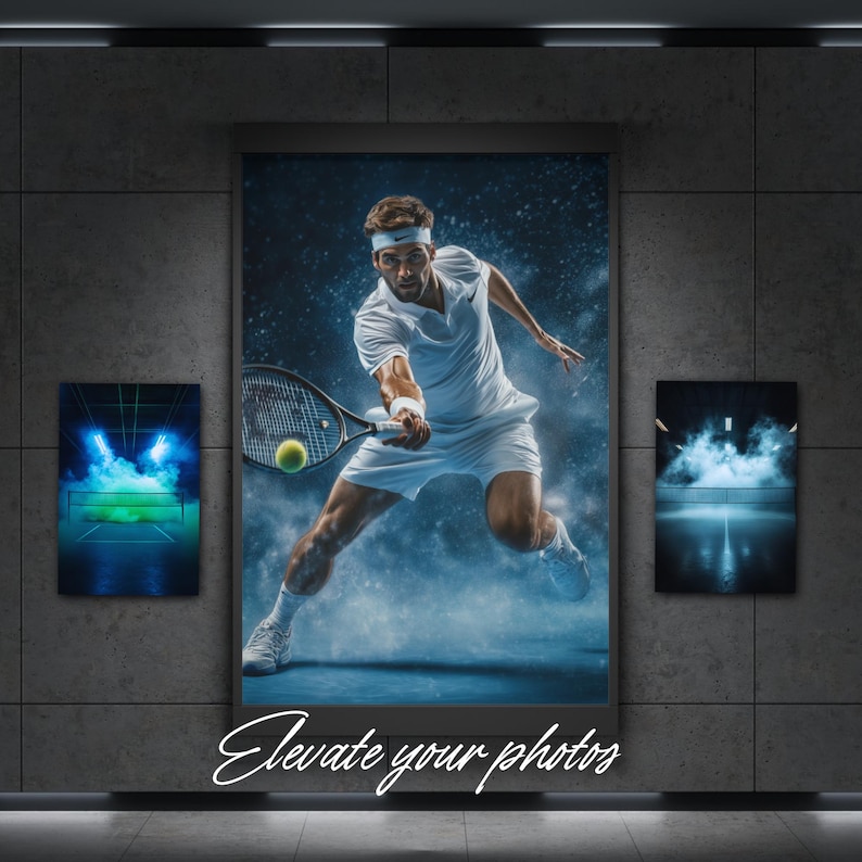Tennis Photography Backdrops: Sports Banner Backgrounds (digital ...