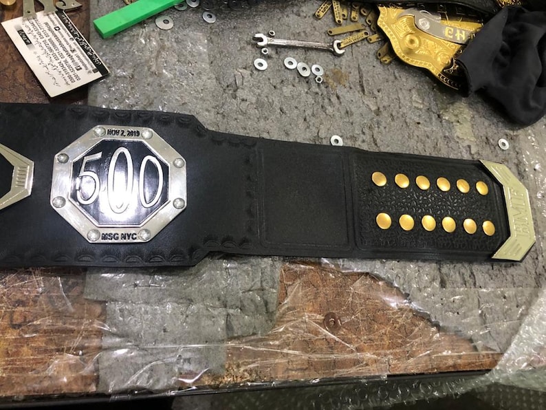 BMF World Heavyweight Championship Replica Belt: Brass & Leather - Etsy