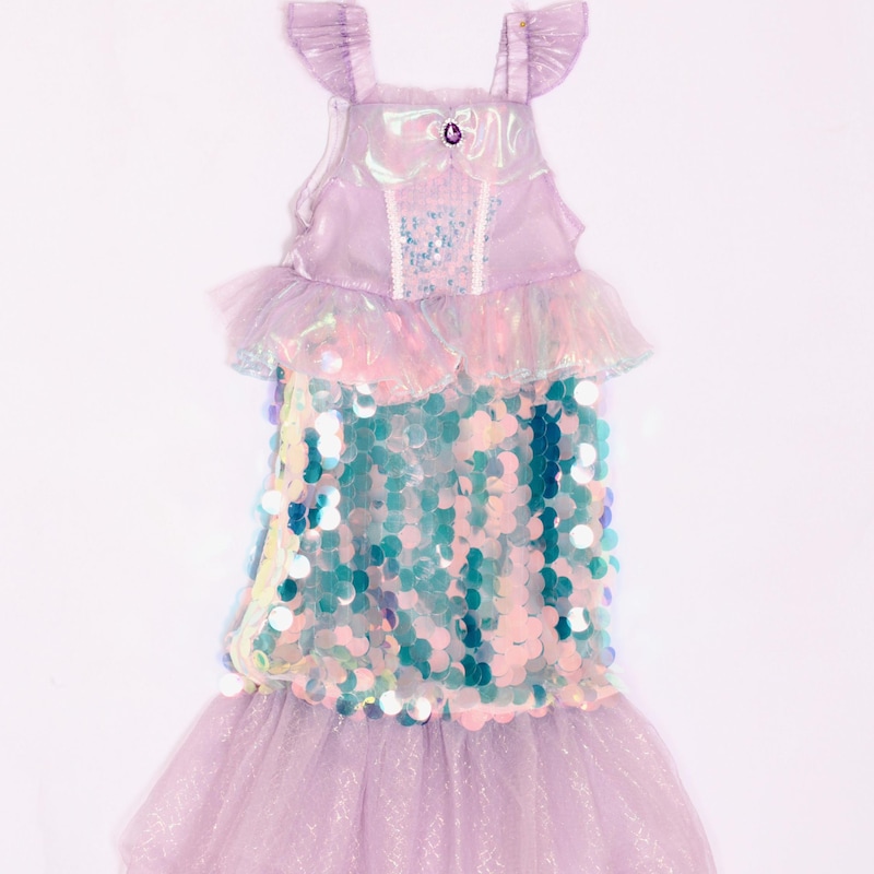 Purple Mermaid Dress - Etsy UK