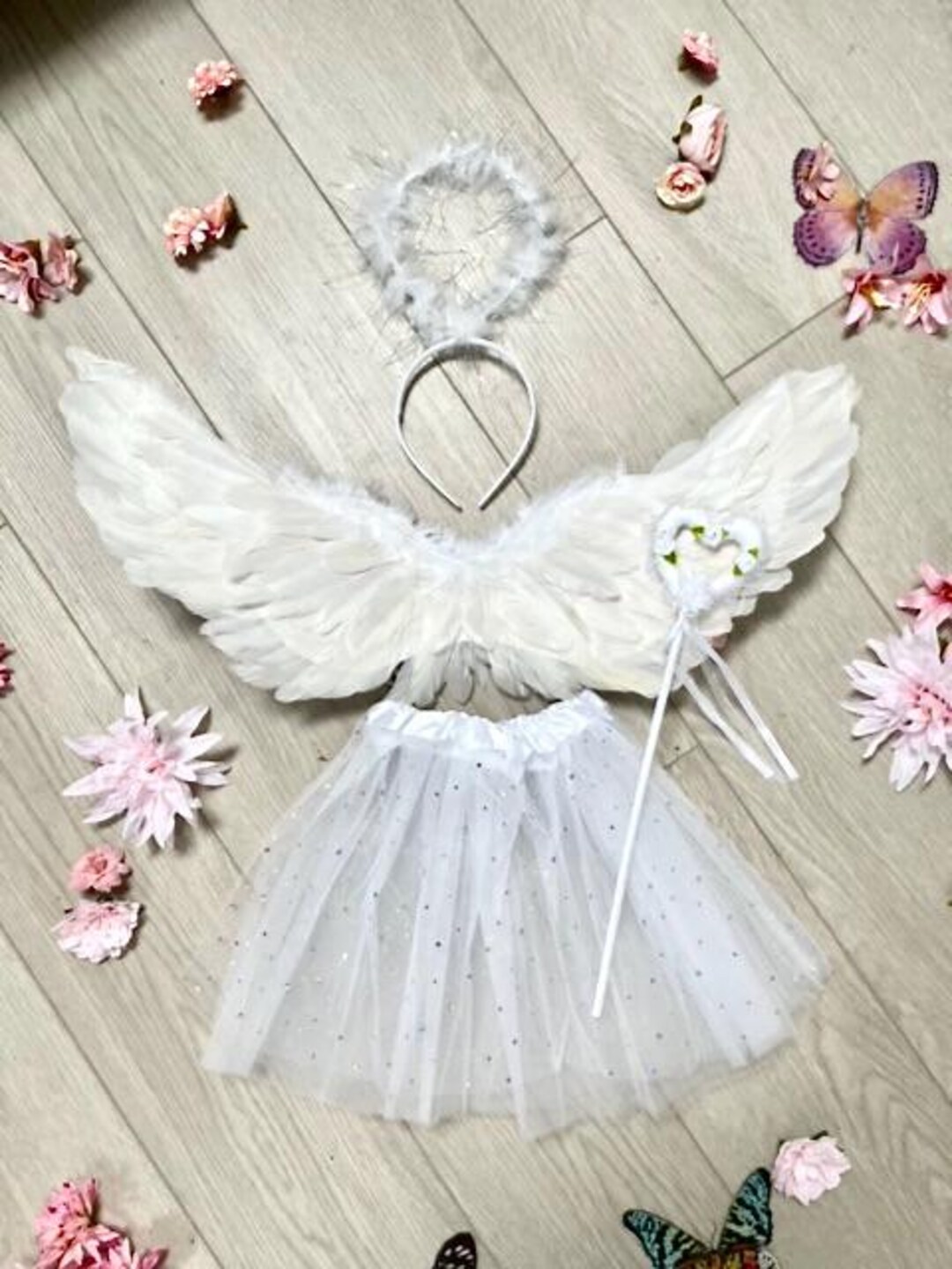 Angel Nativity Costume Including Wings, Tutu and Halo for School ...