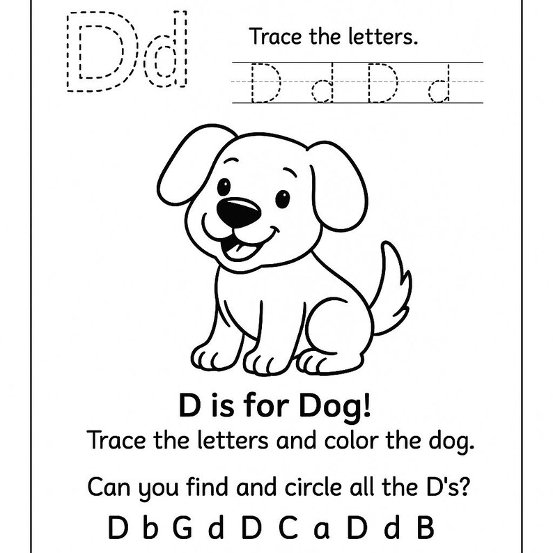 ABC Animals Rhyme and Color Activity Book 1 - Etsy