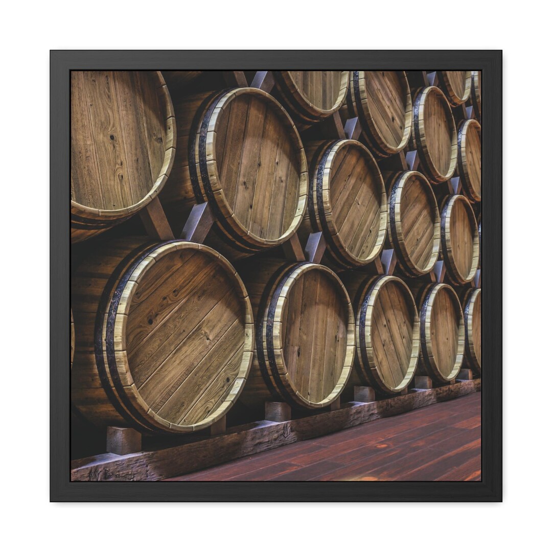 Barrels Framed Posters, Wall Art, Home Decor, Rustic Farmhouse Print ...