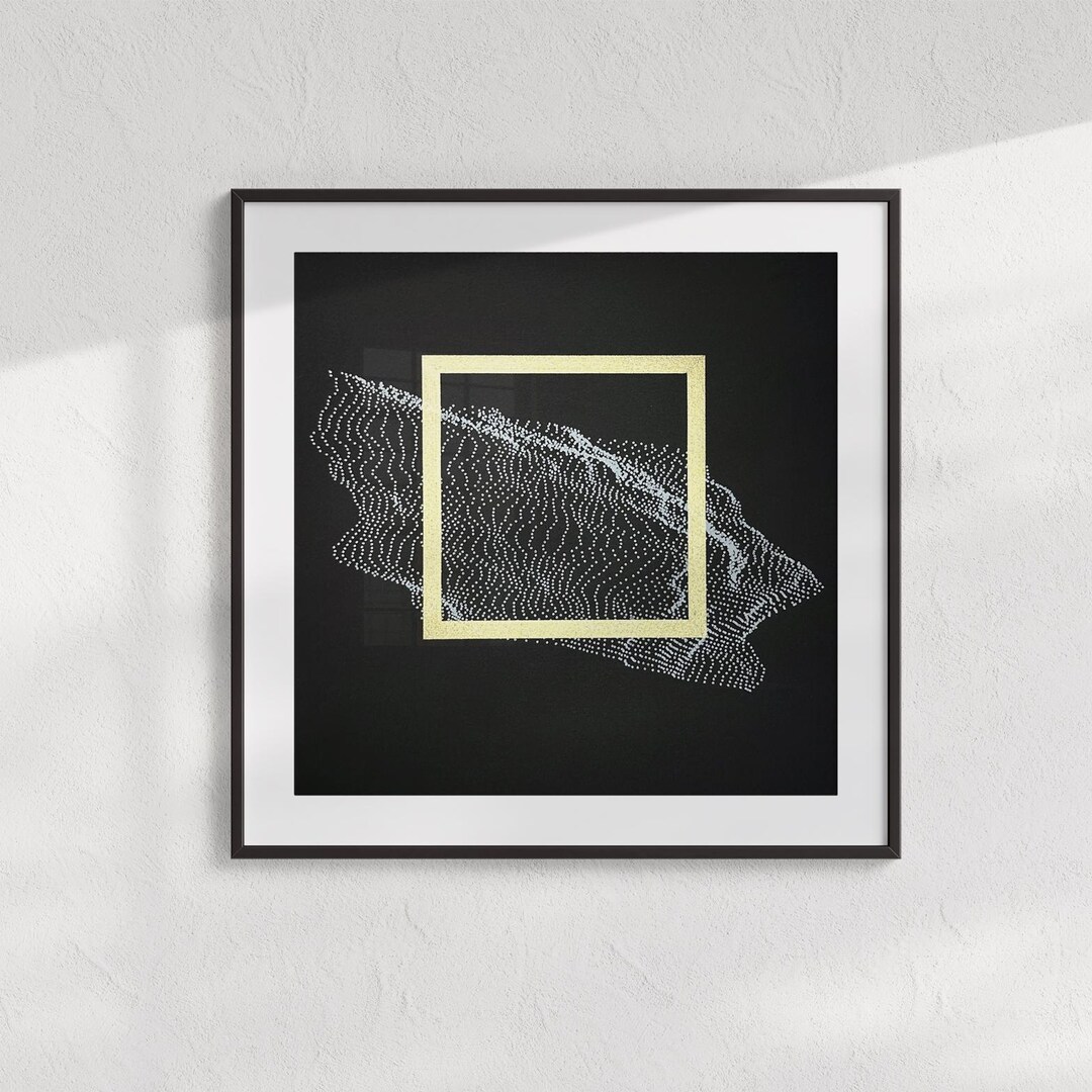 Migration 03 - Original Pen Plotter Art – Abstract Wave & Geometric ...