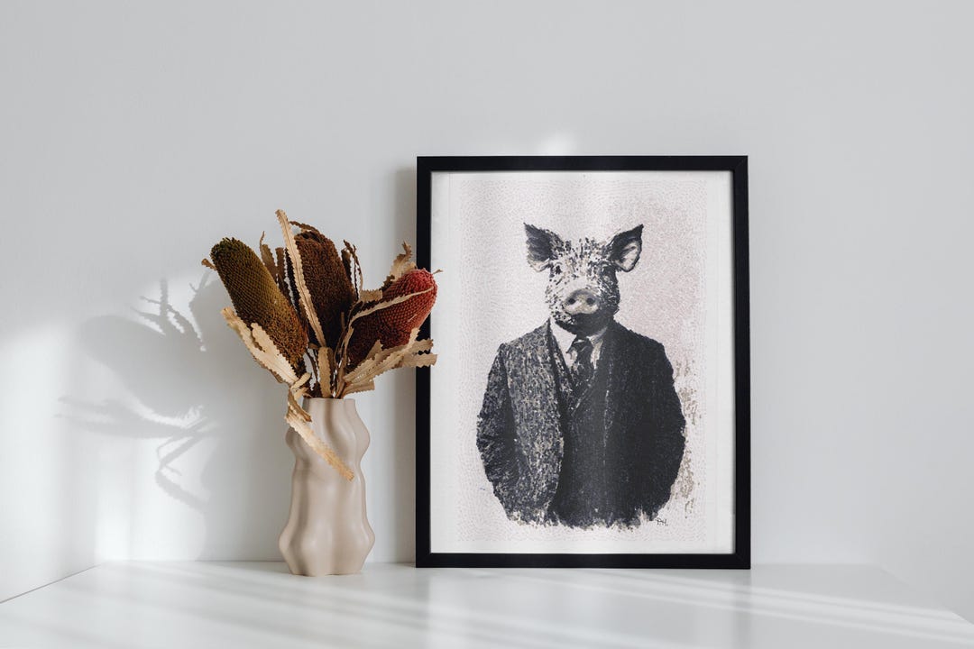 The Pig – the Barnyard Project Collection | Original Artwork (no Prints ...