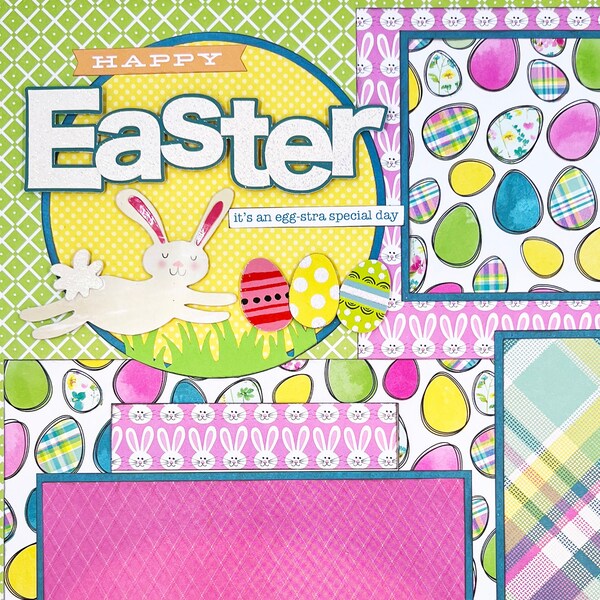 Easter Scrapbook Pages - Etsy