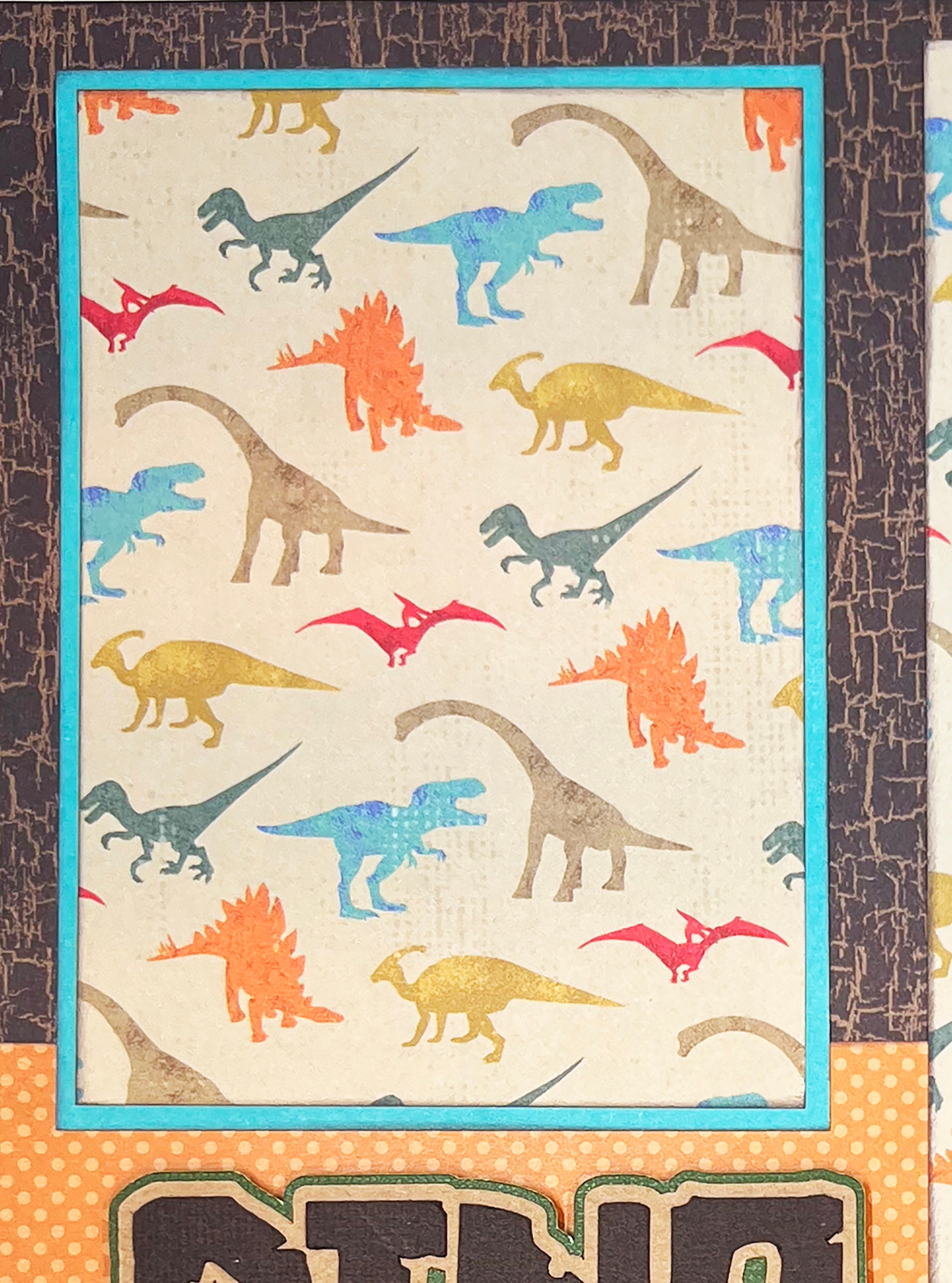 DINOMITE 12x12 Premade Dinosaur Scrapbook Page Layout DINOSAURS - Etsy