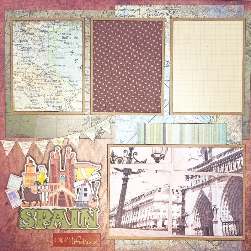 Spain Scrapbook - Etsy