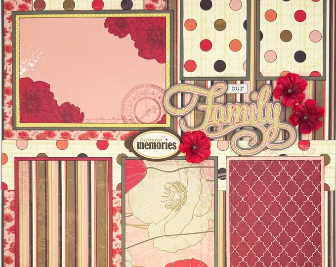 HAPPY BIRTHDAY 12x12 Pre-made Scrapbook Layout - Etsy