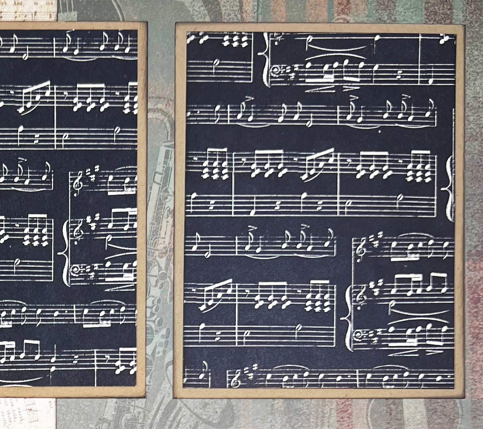 MAKING MUSIC 12x12 Premade Scrapbook Page Layout BAND - Etsy