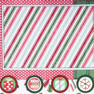 HO HO HO 12x12 Double Premade Scrapbook 2-page Layout Christmas - Etsy