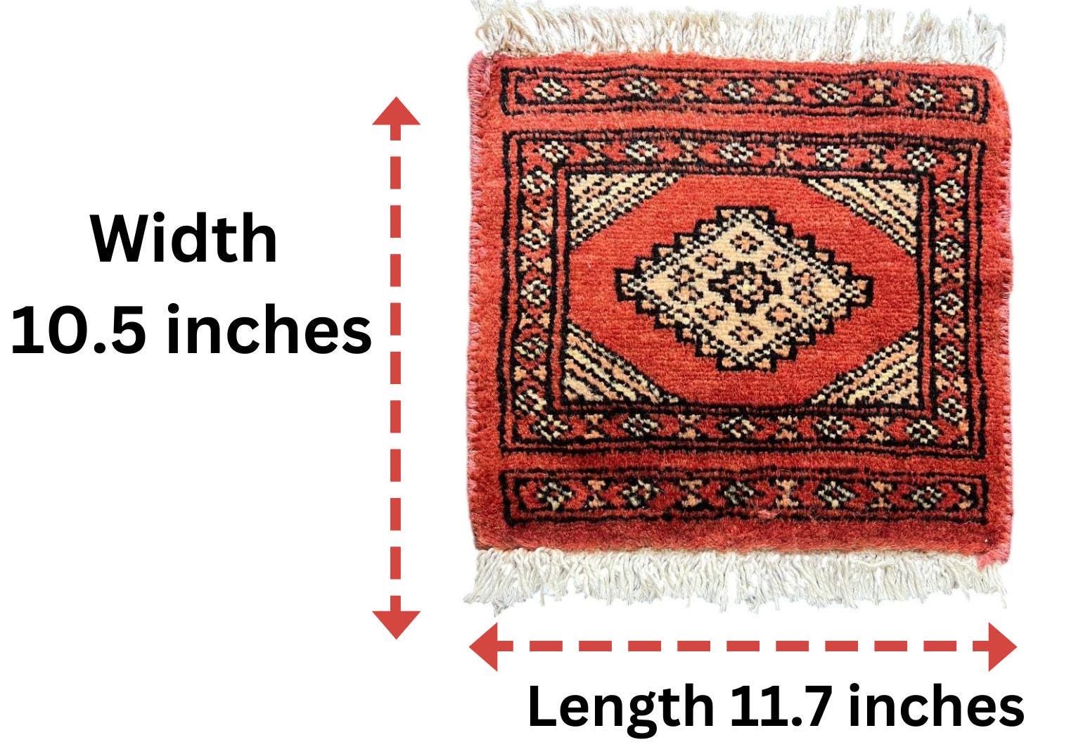 Miniature Persian Rug - Persian Wall Art, Dollhouse Rug, Small Rug ...