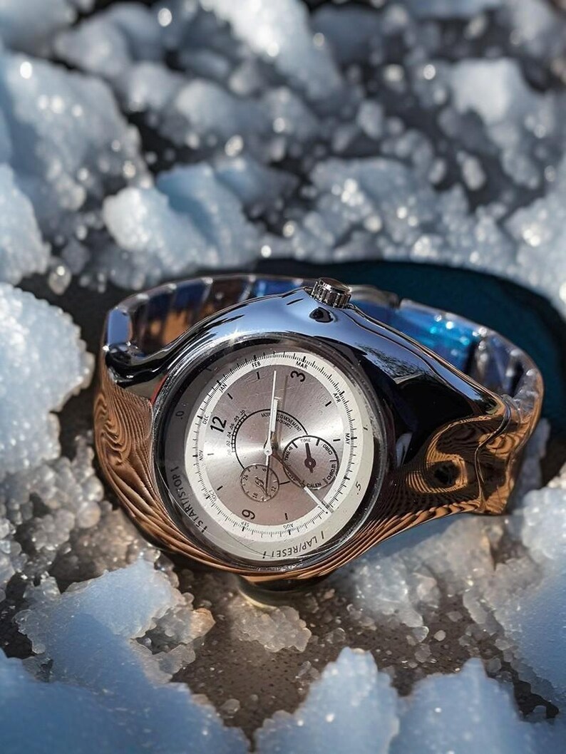 Y2K Watch | Vintage Sport Chronograph Watch | Retro Futuristic Watch ...