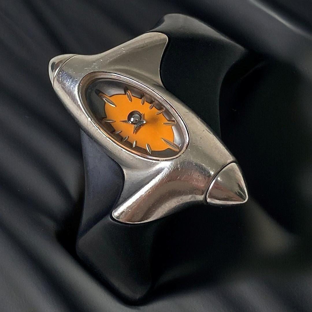 Retro Futuristic Rocket Ship Watch - Space Age Sci-fi Wristwatch ...