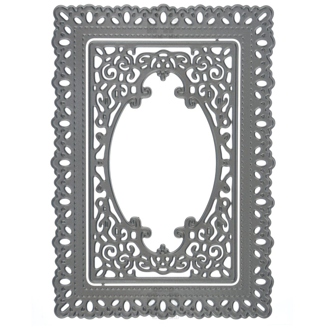 Oval Lace Frame Rectangular Frame Metal Cutting Die - Etsy