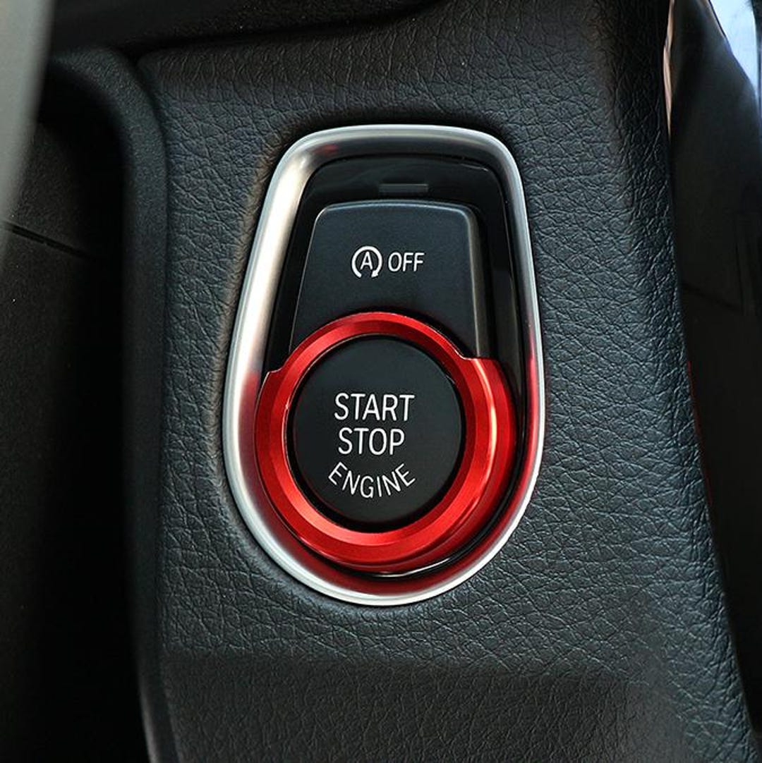 BMW Red Engine Start Stop Button Trim F87 M2 F80 M3 M4 F30 1 2 3 4 5 ...